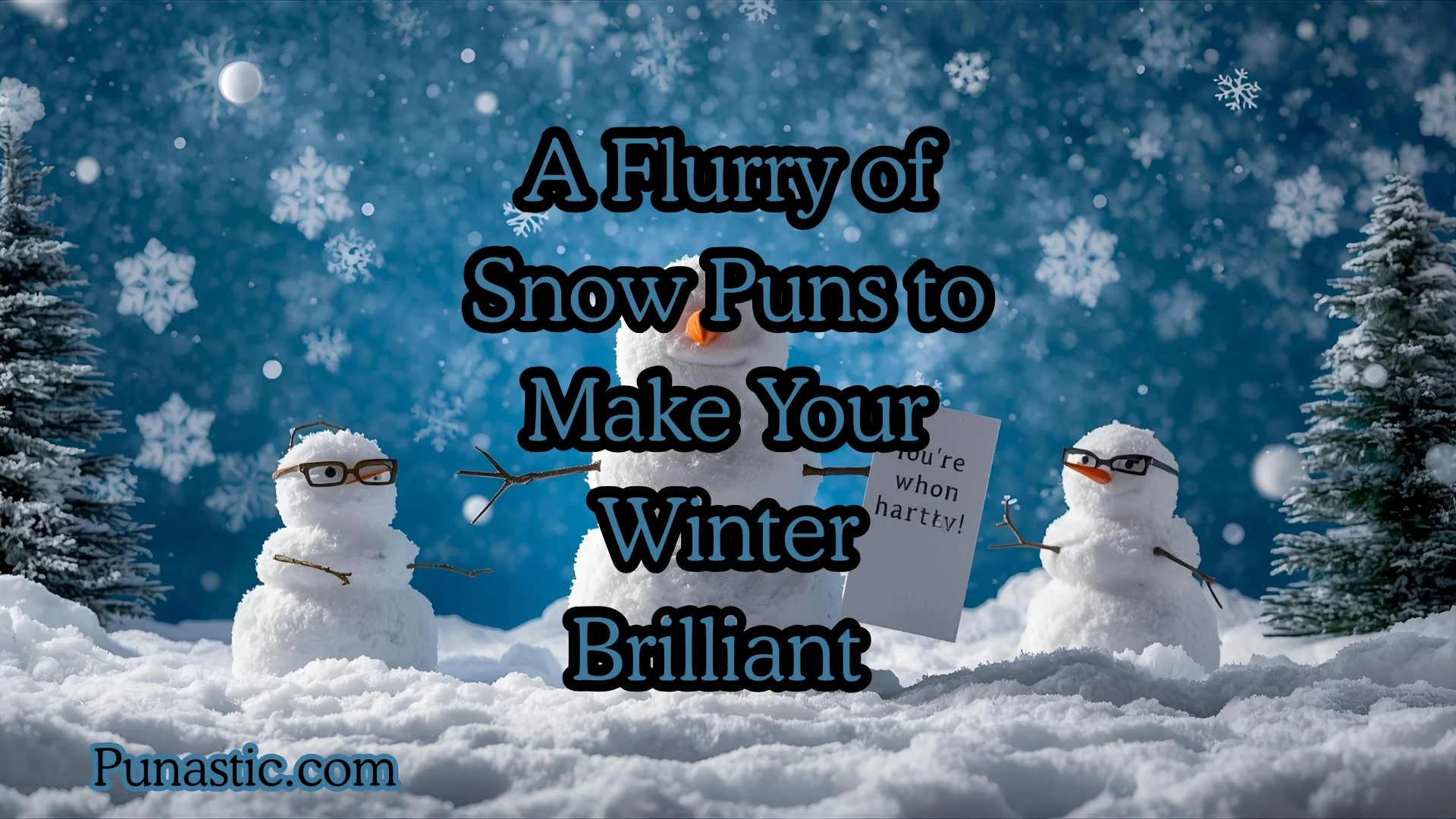 A Flurry of Snow Puns to Make Your Winter Brilliant ️